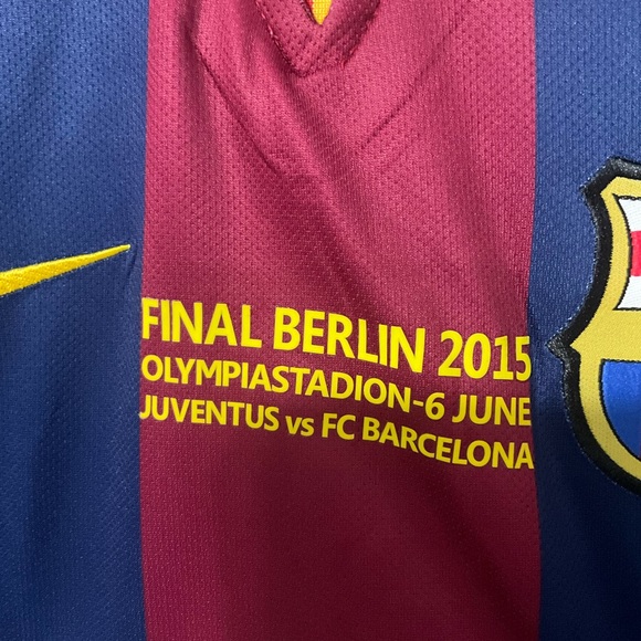 Shirts | Fc Barcelona Neymar Mens Ucl Final 215 Jersey | Poshmark